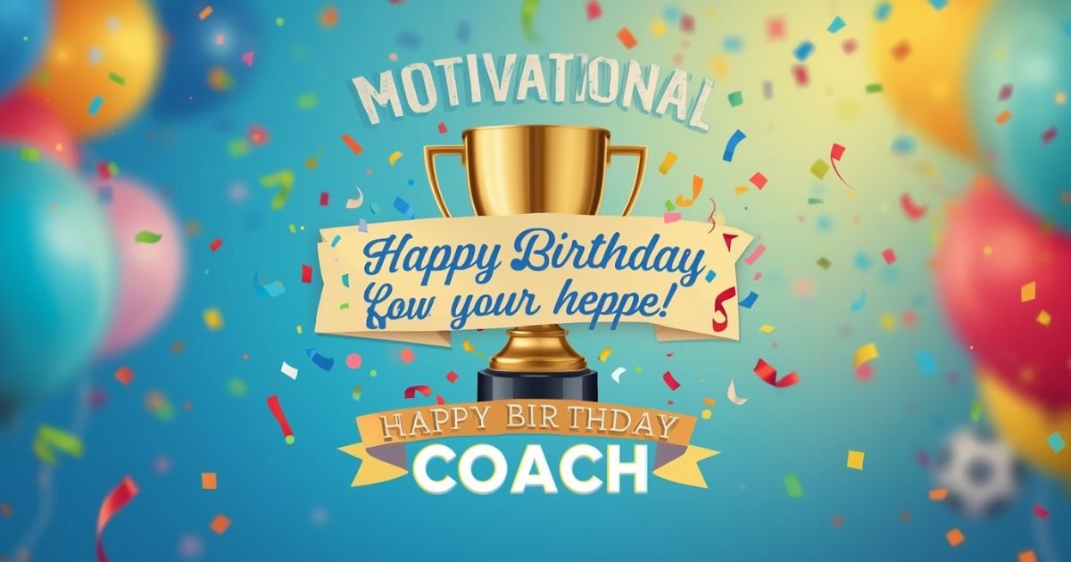 789+ Birthday Wishes for Your Coach