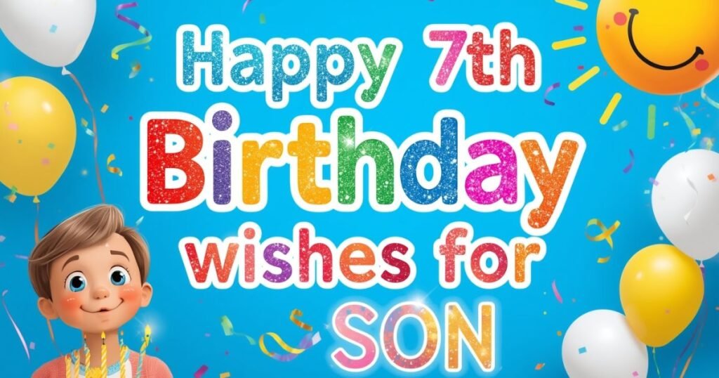 7th Birthday Wishes, Messages & Quotes For Boys And Girls